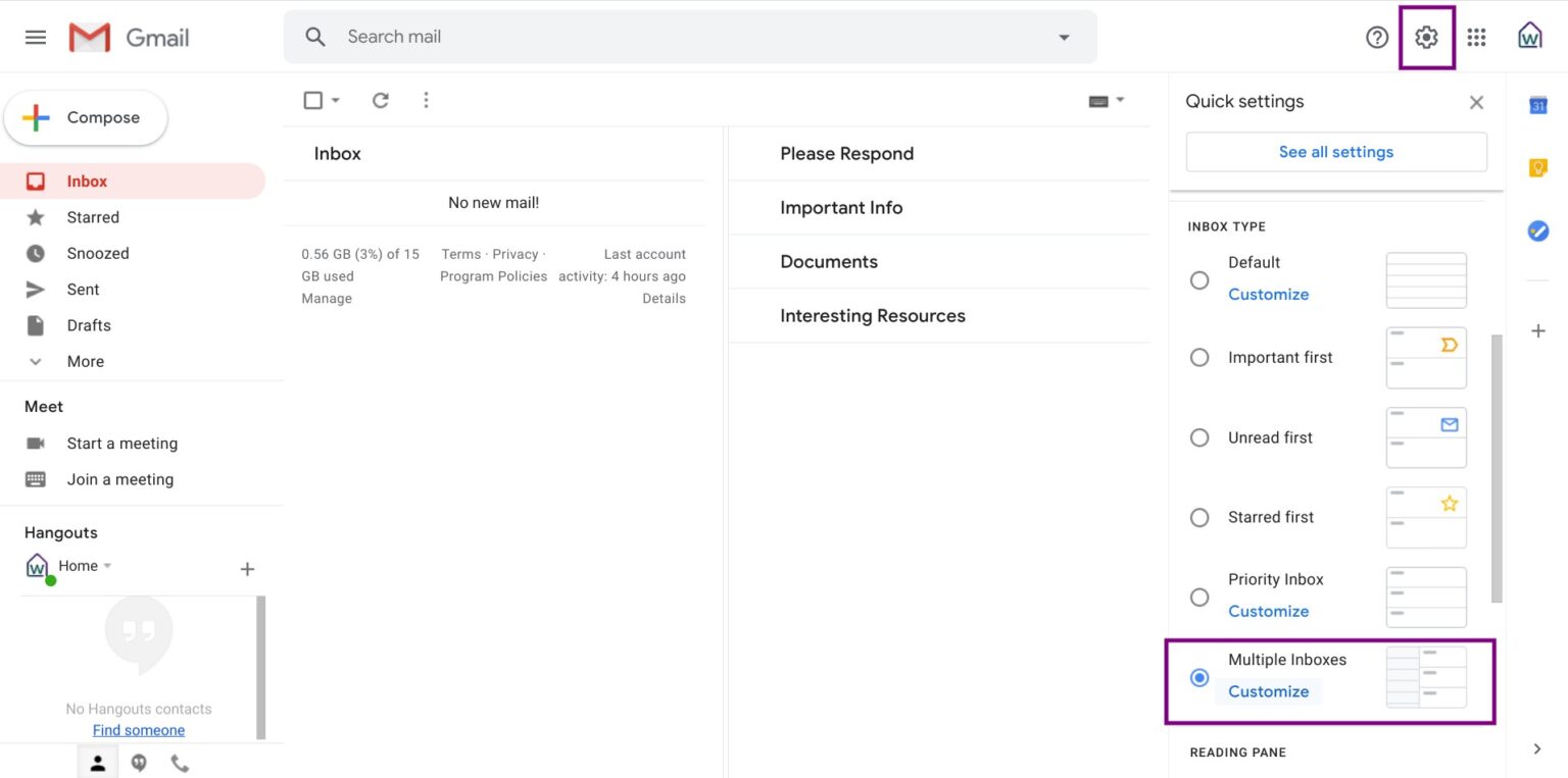 Gmail's multiple inboxes is the answer to your email woes - Home Werker